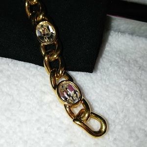 Swarovski | Jewelry | Vintage Swarovski Stamped Crystal Bracelet | Poshmark